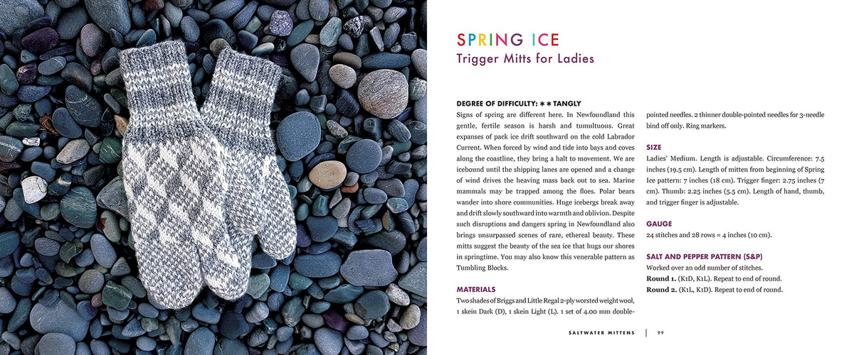 Saltwater Mittens: From the Island of Newfoundland, More Than 20 Herit ...